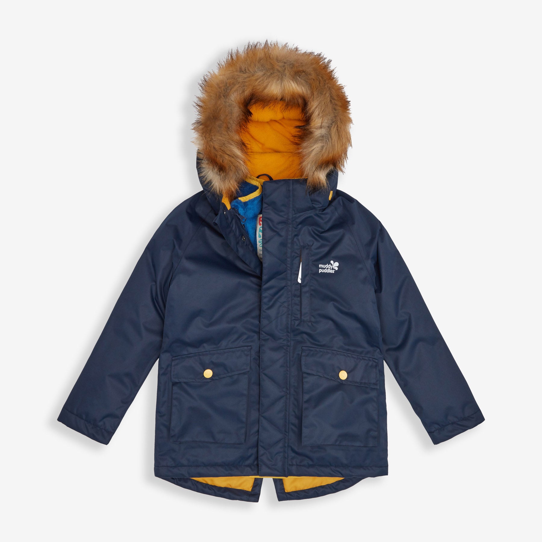 3 in 1 Waterproof Parka Navy - Muddy Puddles