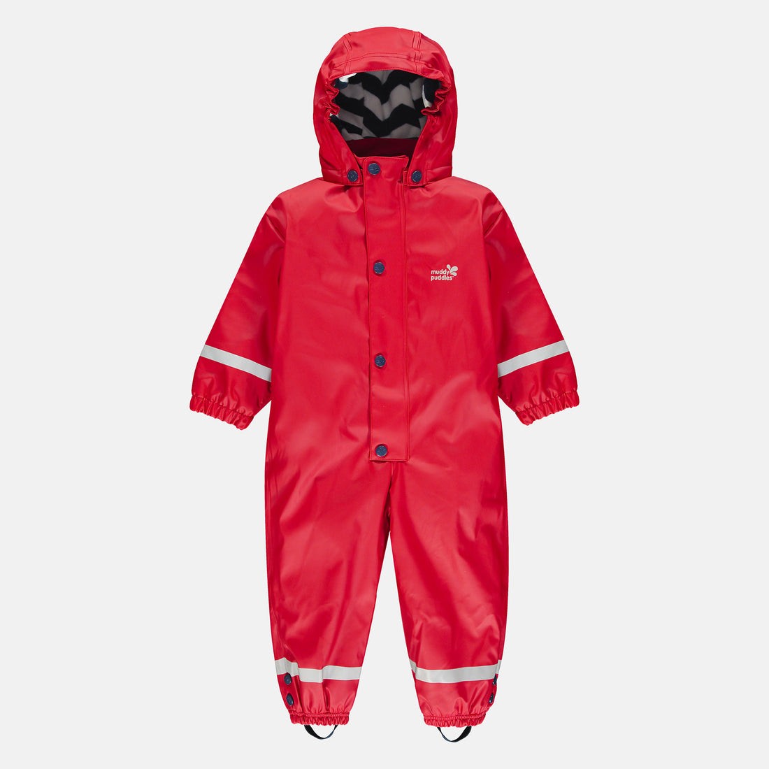 Puddleflex Fleece Lined Puddle Suit Red Kids - Muddy Puddles