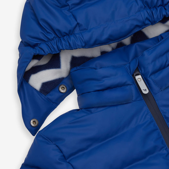 Waterproof Puffer Jacket Royal Blue Kids - Muddy Puddles