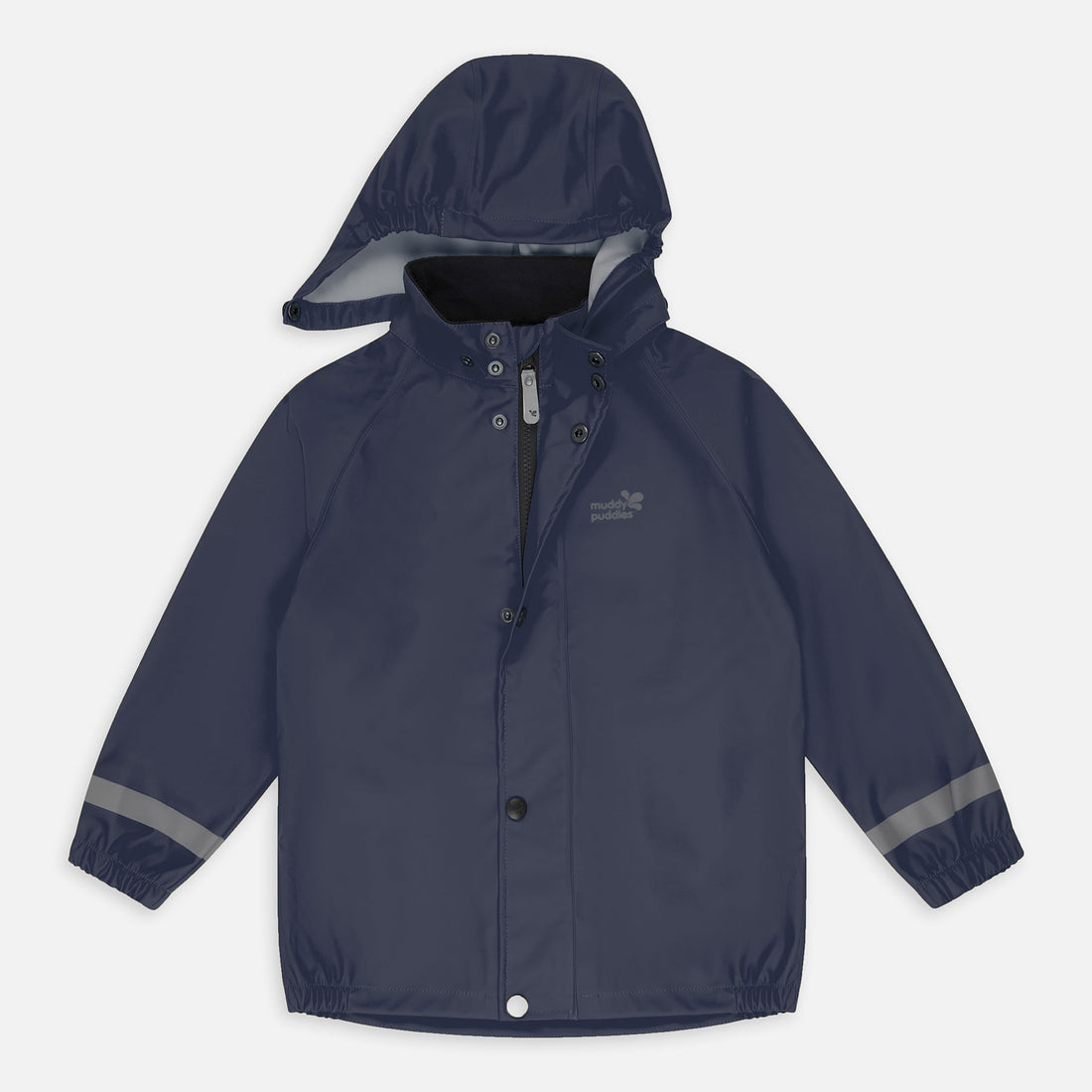 Rainy Day Waterproof Jacket Navy Kids - Muddy Puddles