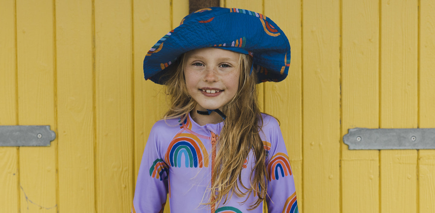 Girls UV Protective Swimwear - Muddy Puddles Children's Waterproofs