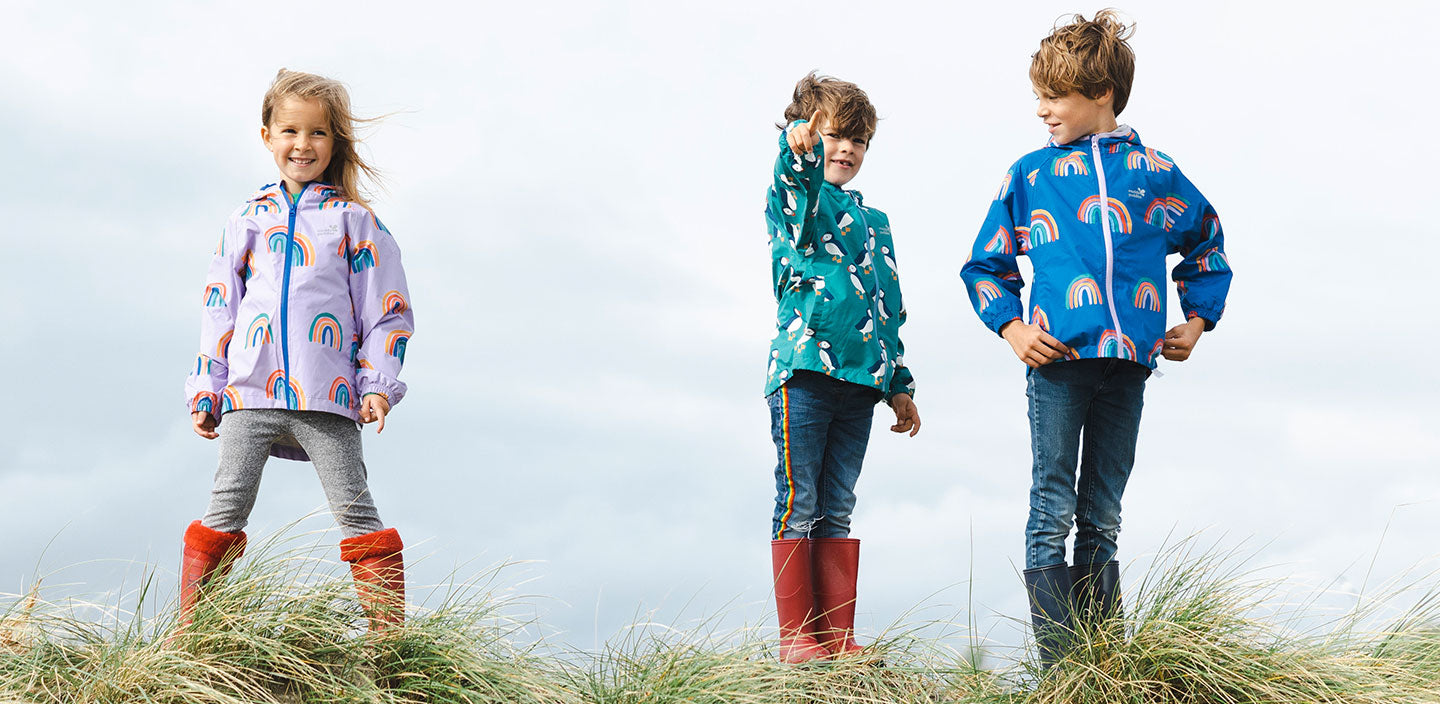 Kids Waterproof Jackets & Coats - Muddy Puddles - Kids waterproofs ...